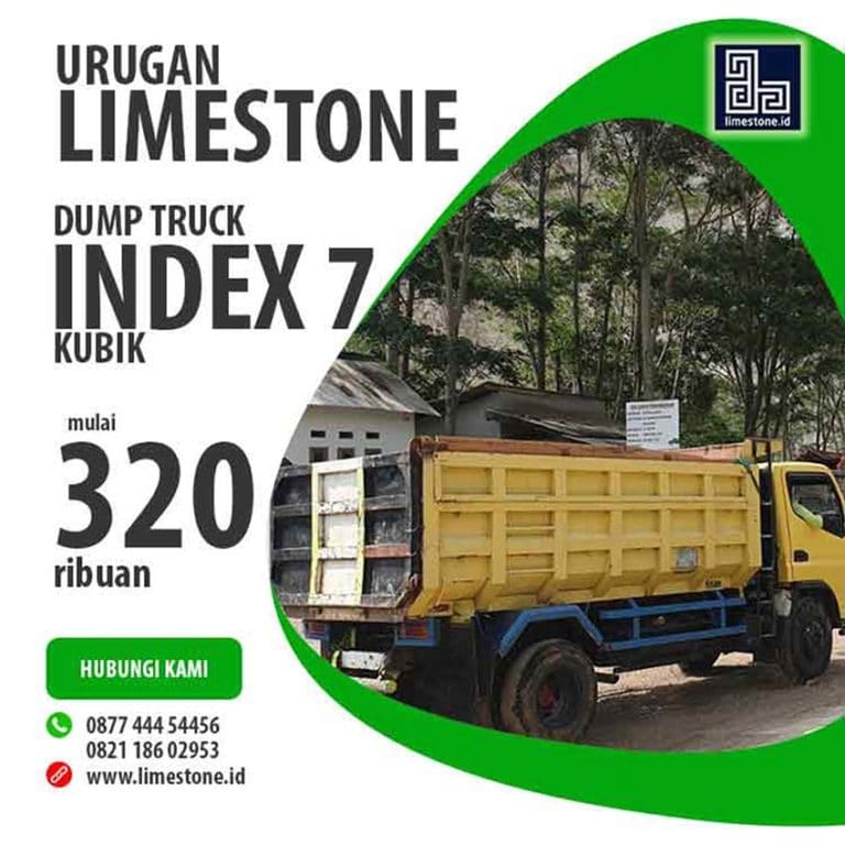 Harga Batu Gamping (Limestone, Batu Kapur) per Truk - Sinergi Stone
